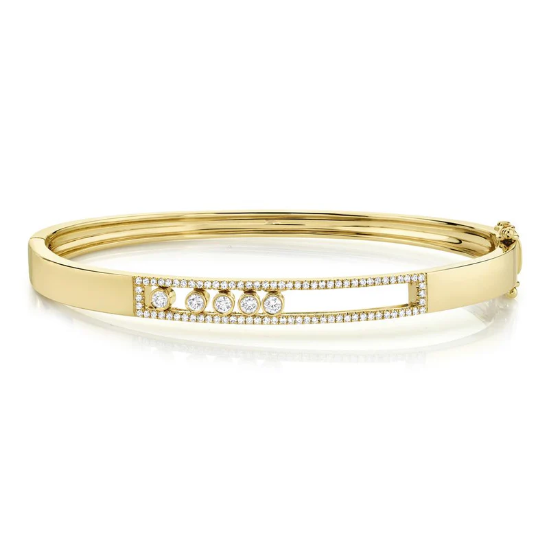 Slider Bangle | Solid 14K Gold Jewelry | Nancy’s Jewelry